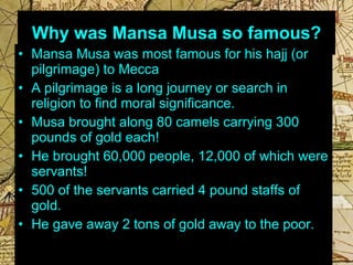 Mansa Musa, Cm | PPT