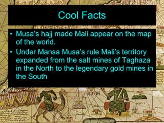 Mansa Musa, Cm | PPT | Africa Travel | Travel Locations