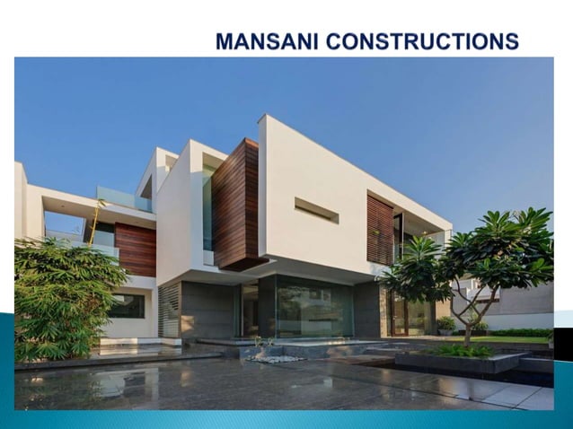 Mansani Constructions Hyderabad | PPTX
