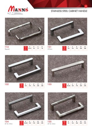 Stainless Steel Hardware & Fittings By Mann Enterprise | PDF