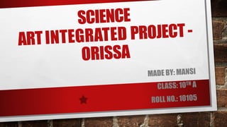 class 10 Science Art Integrated Project.pptx