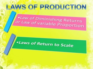 Production function ppt in economics | PPTX