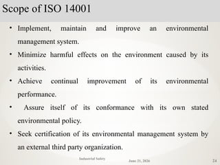 M pharmacy Industrial safety presentation | PPTX