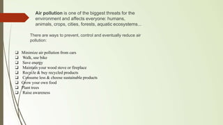 Man's impact on ecosystem | PPT