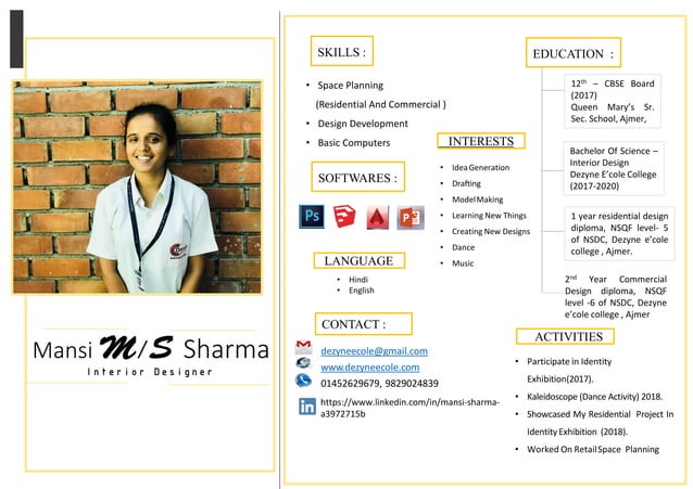 Mansi Sharma,2nd Year Interior Design (Retail Design Project) | PDF