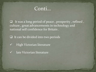 Characteristic of victorian age | PPTX