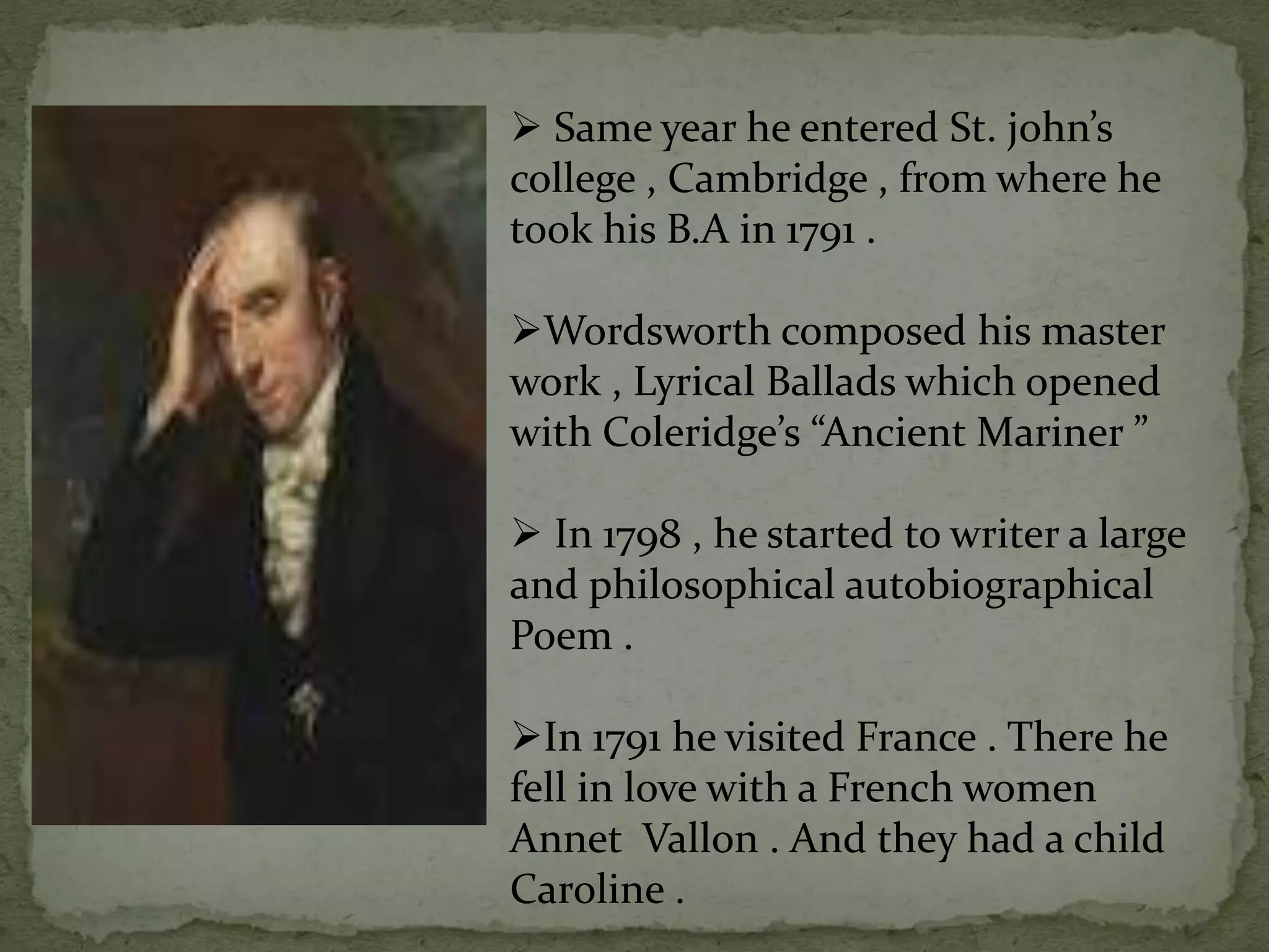 wordsworth as a nature poet | PPTX