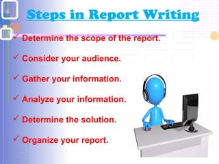 BUSINESS REPORT WRITING | PPT