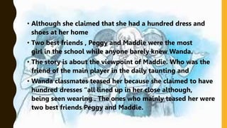 The hundred dresses class 10 English .pptx