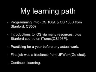 Going iOS: How and why? | PPT