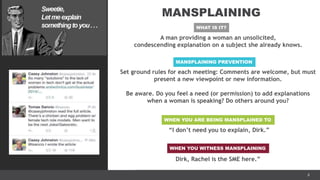 Mansplaining presentation | PPTX