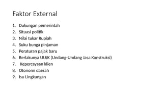 Matriks IFE (Internal Factor Evaluation) | PPTX