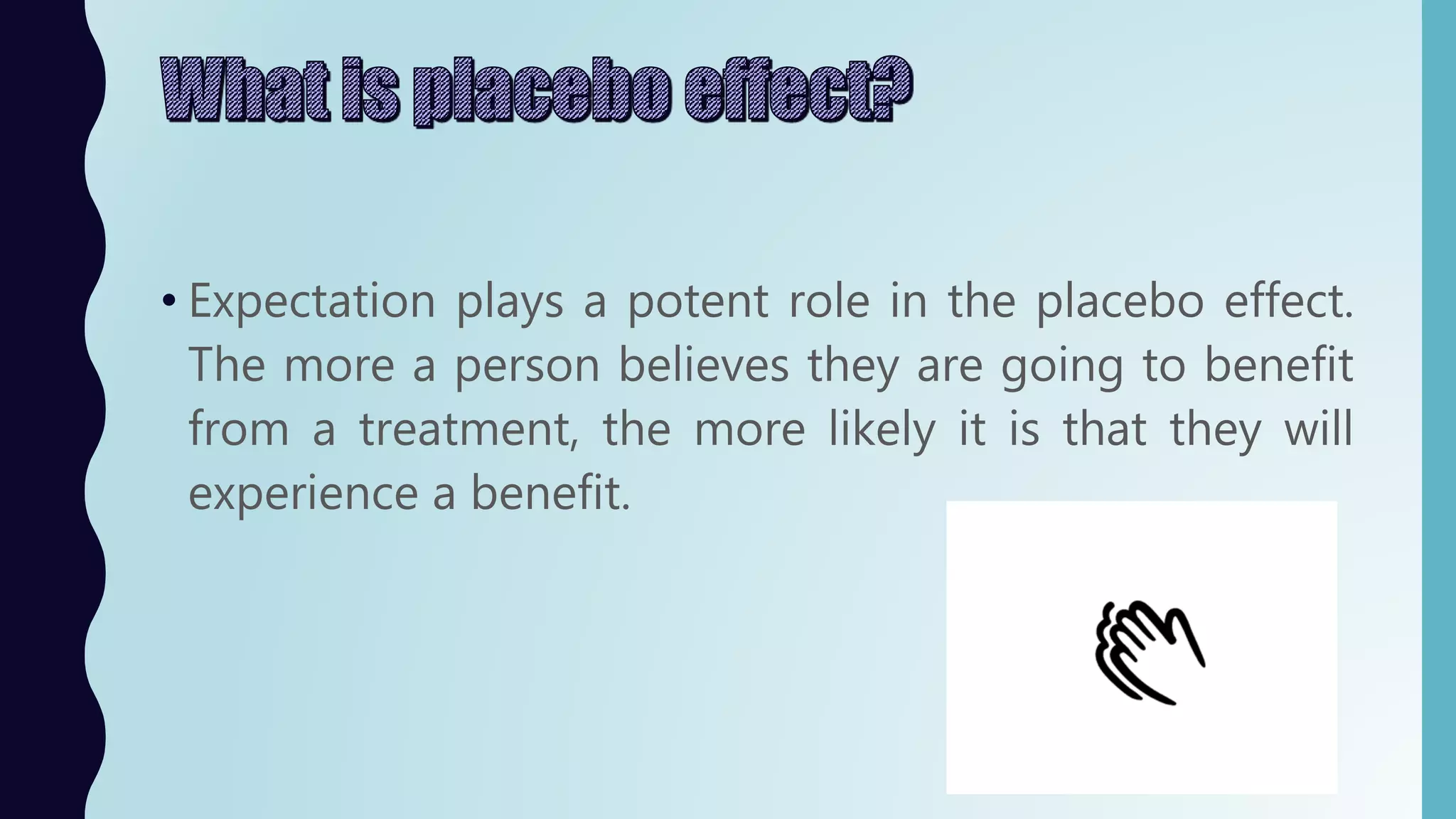 What is Placebo effect? | PPT