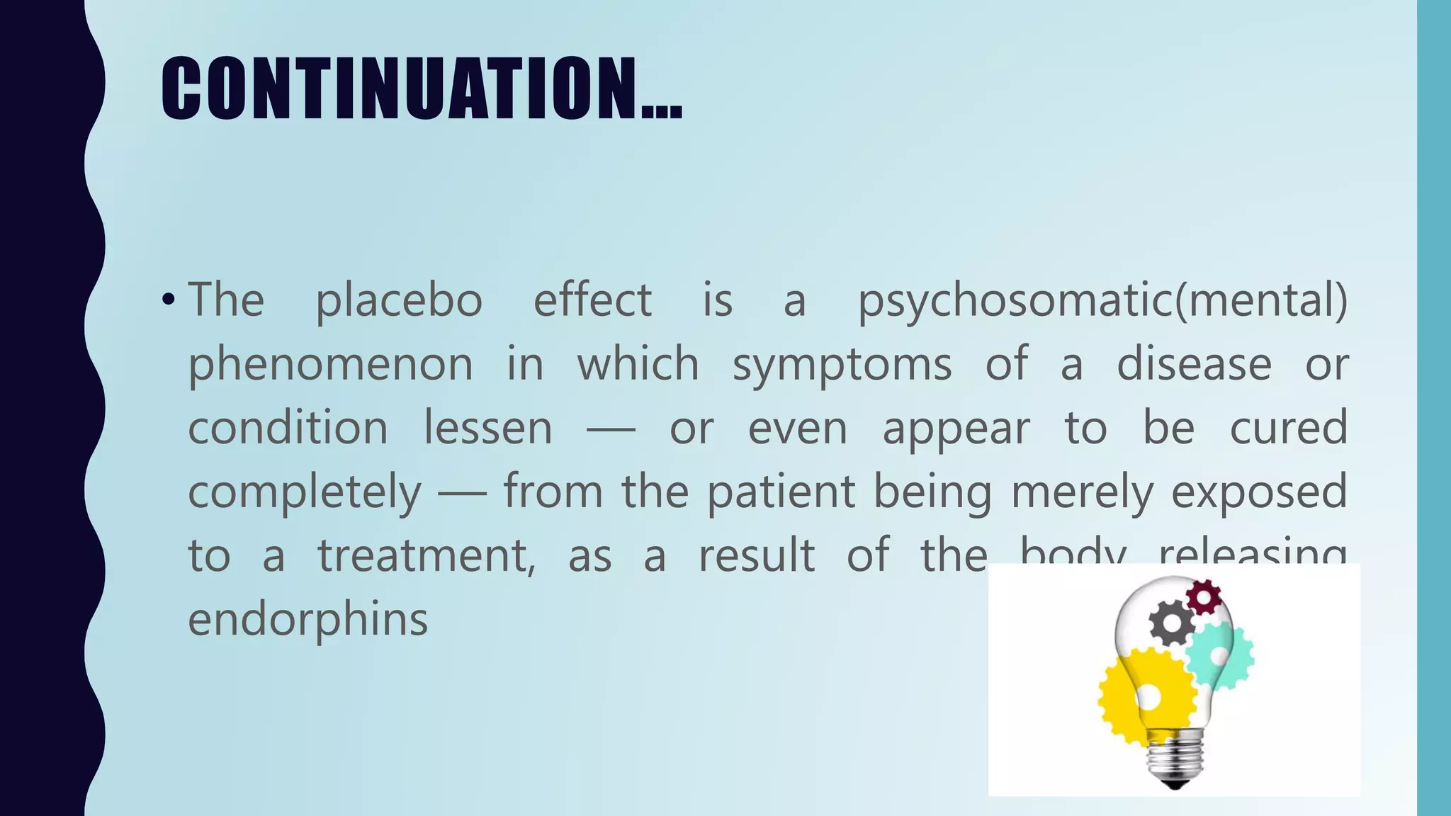 What is Placebo effect? | PPT
