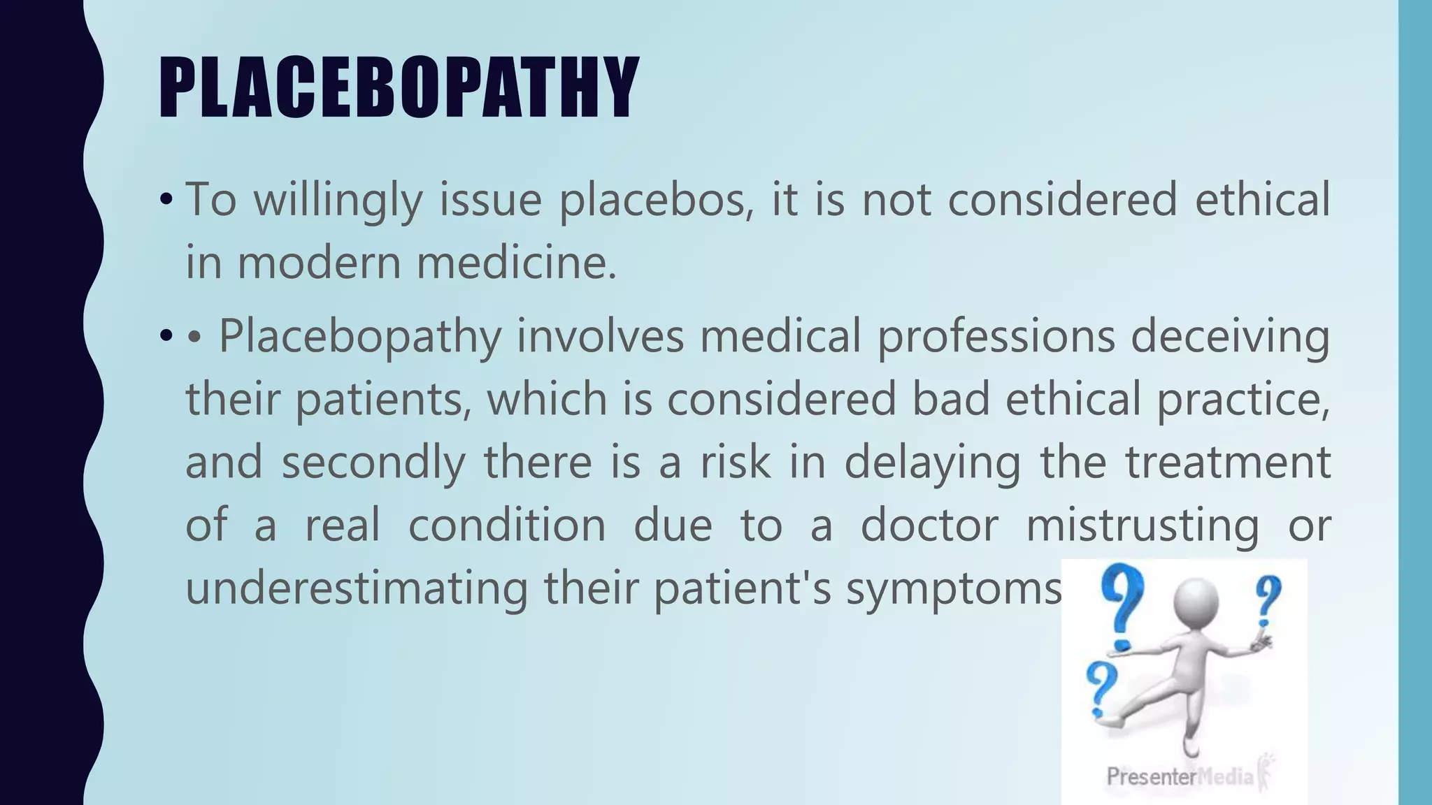 What is Placebo effect? | PPT