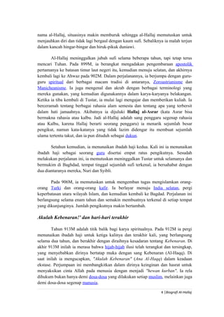 Mansur al-Hallaj | PDF