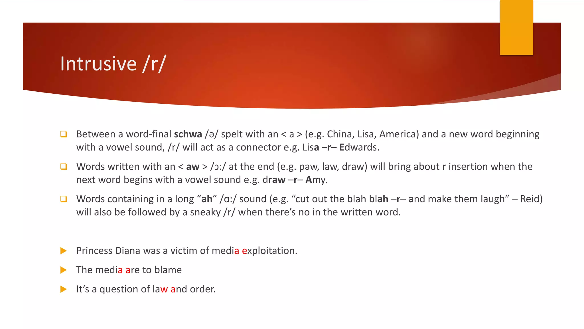 Elision & Linking | Aspects of Connected Speech | PNP | PPTX