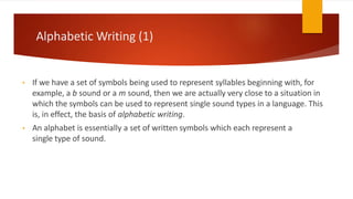 English Writing System | Orthography | PPTX