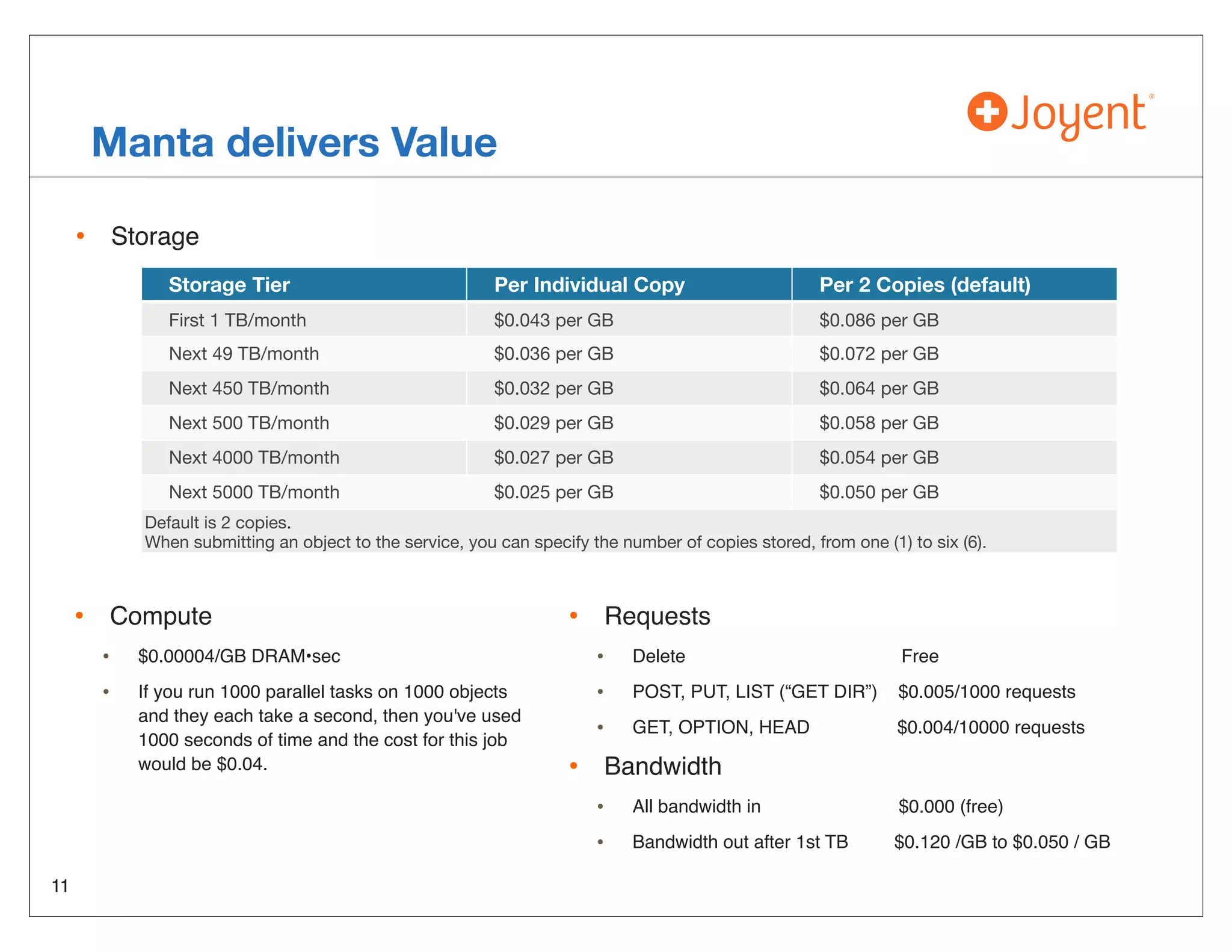Intro to Joyent's Manta Object Storage Service | PDF | Cloud Computing ...