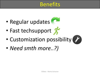 Manta extractor | PPT