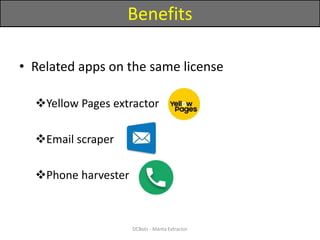Manta extractor | PPT