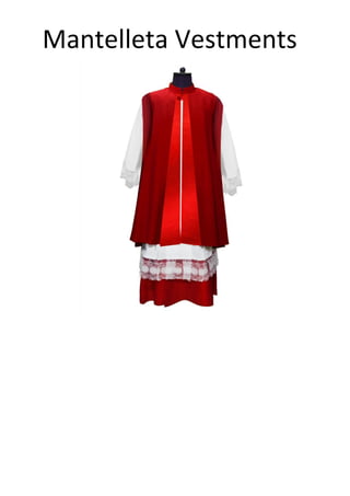 Mantelleta Vestments | PDF