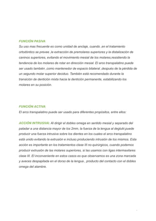 Mantenedores de Espacio odontopediatria | PDF
