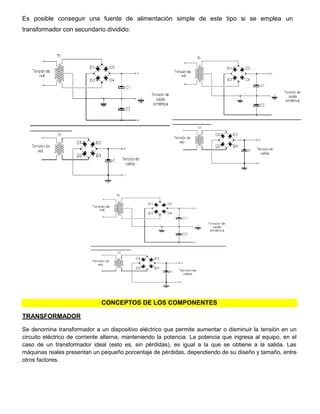 partes de la fuente de poder | PDF