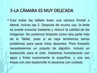 Mantenimiento de una tablet | PPTX