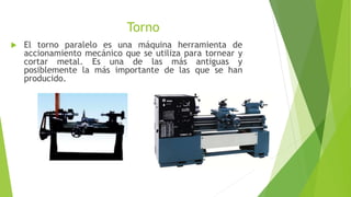 Mantenimiento y seguridad en el torno | PPTX