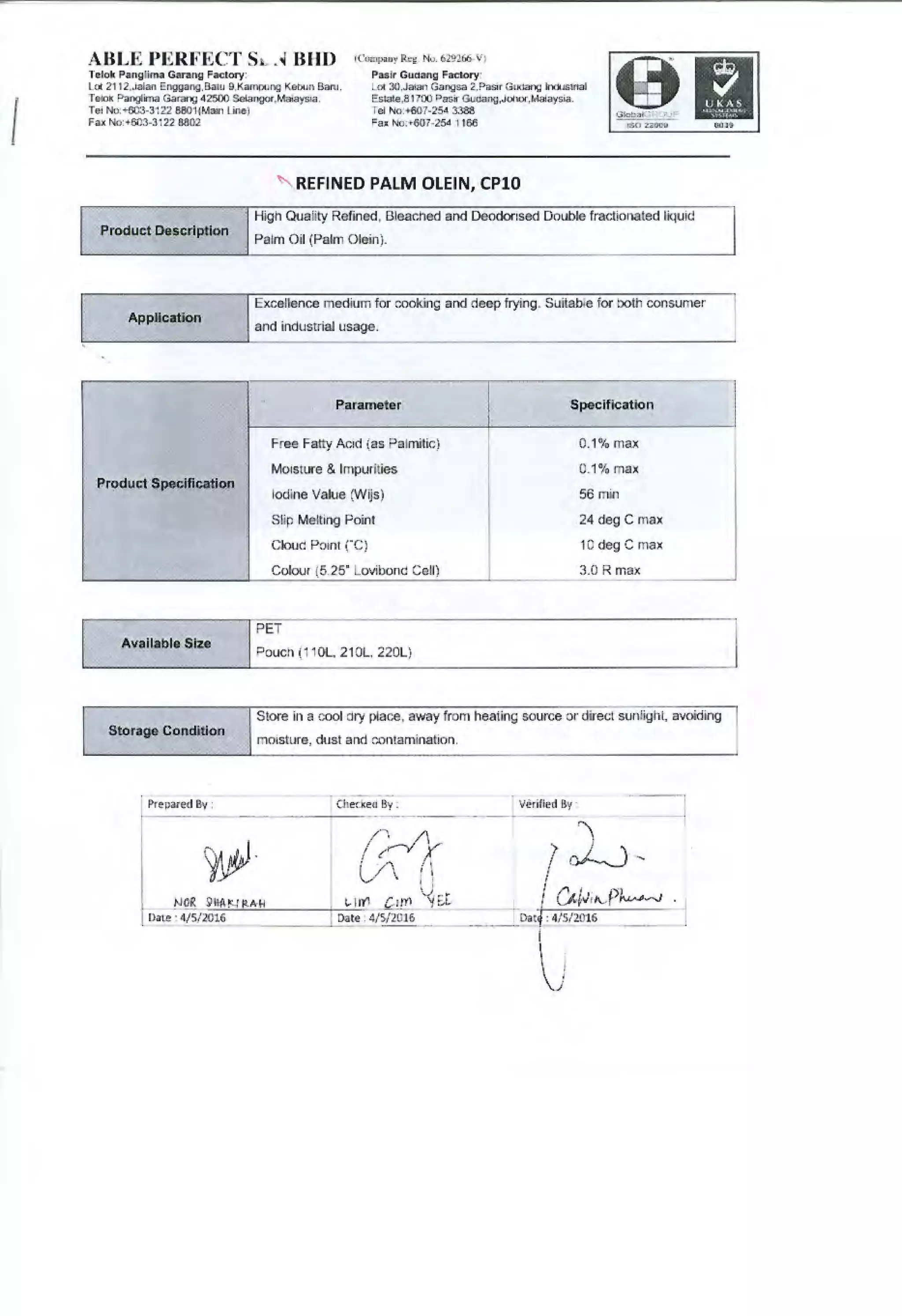 Mantica palm oil palm oil supplier philippines-cp10 file | PDF | Free Download
