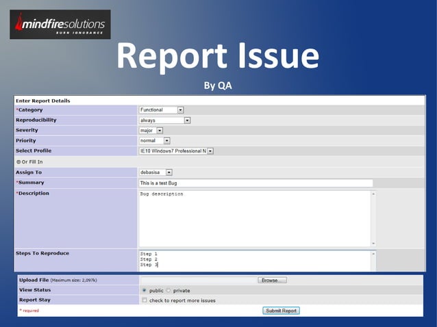 Mantis Bug Tracker & Task Management System | ODP | Computer Software and Applications | Computing