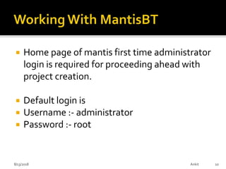 Setting up MantisBT | PPT