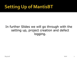 Setting up MantisBT | PPT