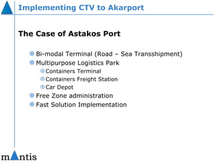 Intermodal - Containers Terminal Vision | PPT