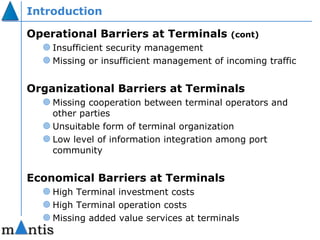 Intermodal - Containers Terminal Vision | PPT