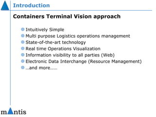 Intermodal - Containers Terminal Vision | PPT