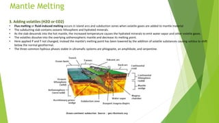 Mantle melting and Magmatic processes | PPTX