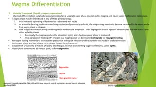 Mantle melting and Magmatic processes | PPTX