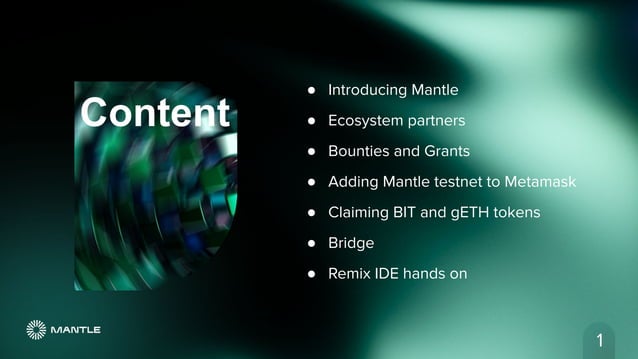 Zero to Hero: Getting Started on Mantle | PPT