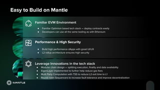Zero to Hero: Getting Started on Mantle | PPT