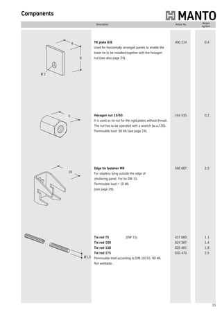 Manto large frame panel formwork | PDF