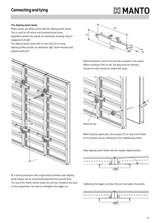 Manto large frame panel formwork | PDF