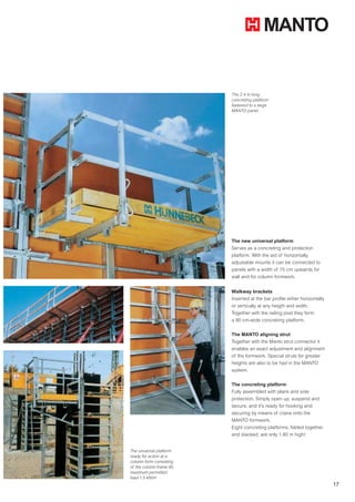 Manto Formwork | PDF