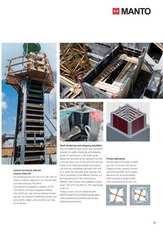 Manto Formwork | PDF