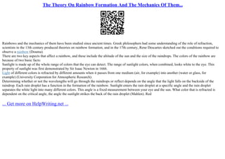 Man To Send Rainclouds Summary | PPT