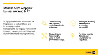 How Mantrac provides solutions to your problems | PDF