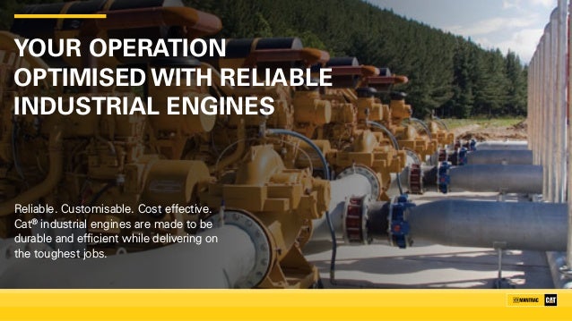 Reliable industrial engines equal optimised operations