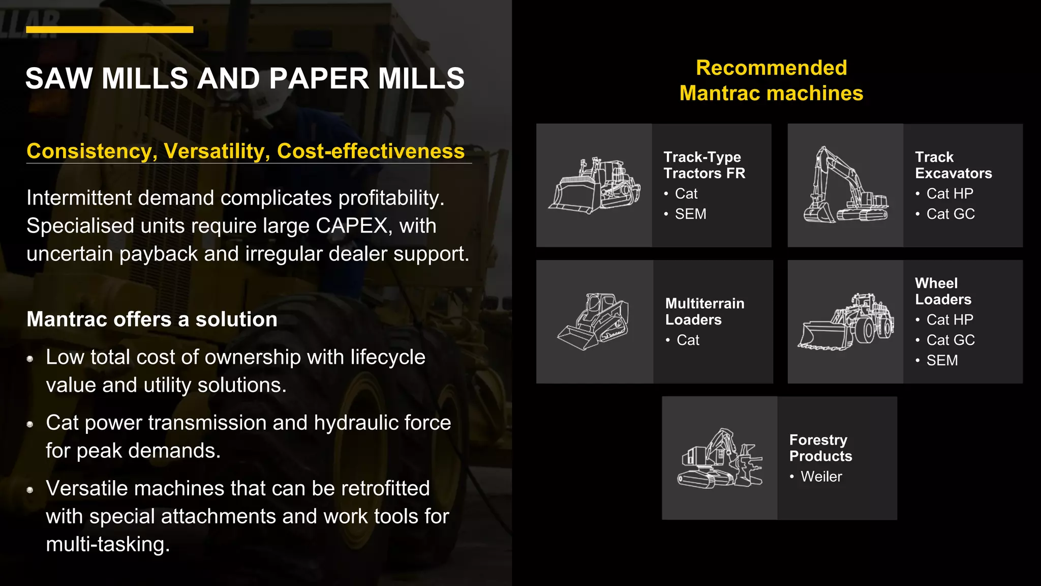 Reliable machines for forestry and agriculture | PPT