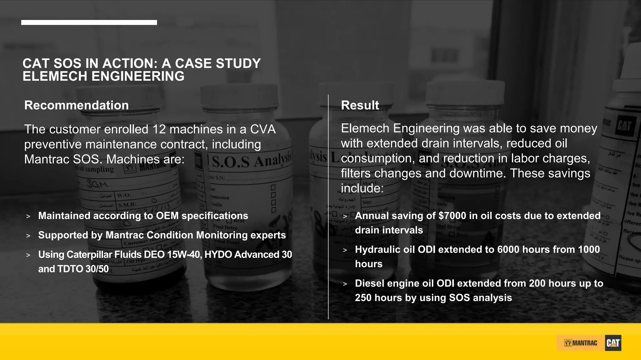 Maximise profit with Scheduled Oil Sampling (SOS) | PPT
